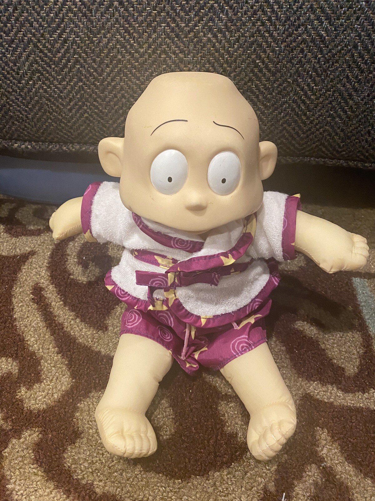 Rugrats Dil pickles 12” Stuffed Doll With Plastic Head | eBay UK