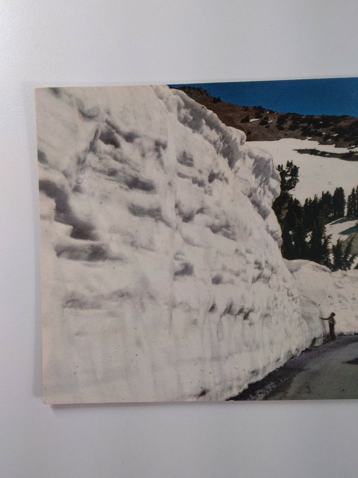 California Postcard Mid 1900s Original Rare Lassen Volcanic Park Deep ...