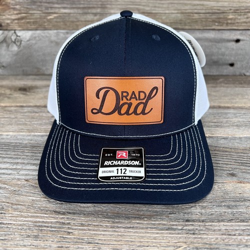Rad Dad Richardson Leather Patch Trucker Hat | eBay