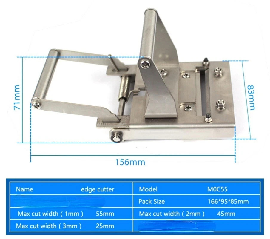 All-Metal Edge Cutter Hand End Trimmer End Cutting Device Cut PVC Edge ...