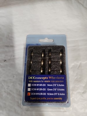 DCC Concepts ~ HO Scale ~ 32" Wheelsets With Pickup Springs ~ DCW-W10 ...