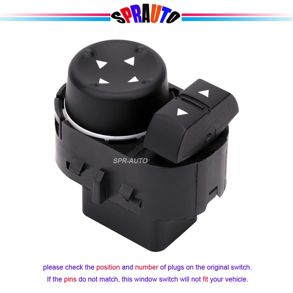 For 2007-2014 Silverado Sierra 1500 2500 3500 New Mirror Control Switch ...