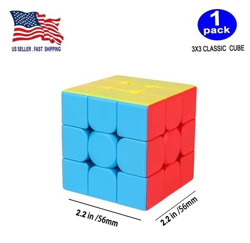 Qiyi Speed Cube Smooth Magic Puzzle Twist Gift Toy 3x3x3 Stickerless ...