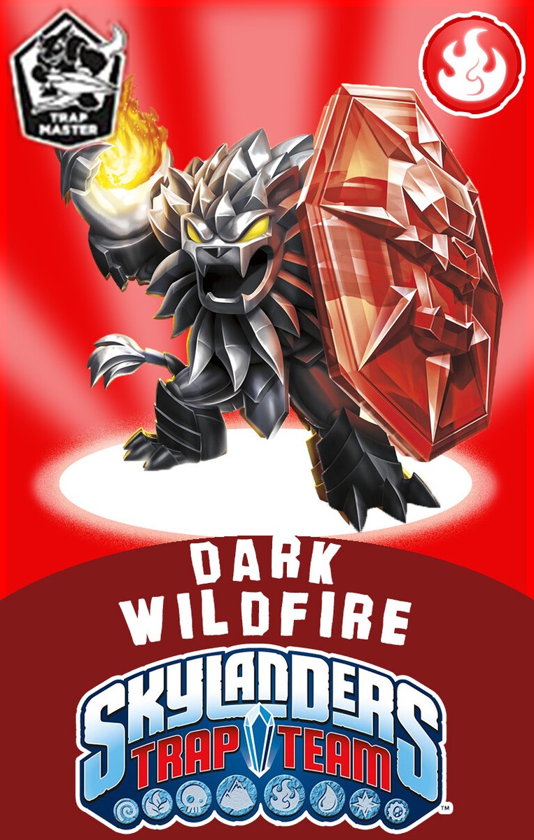 Skylanders Trap Team Wildfire Card