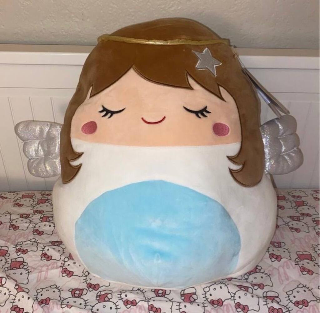 Squishmallow 12” Nicky The Christmas Angel Plush Kellytoy 2021 ...