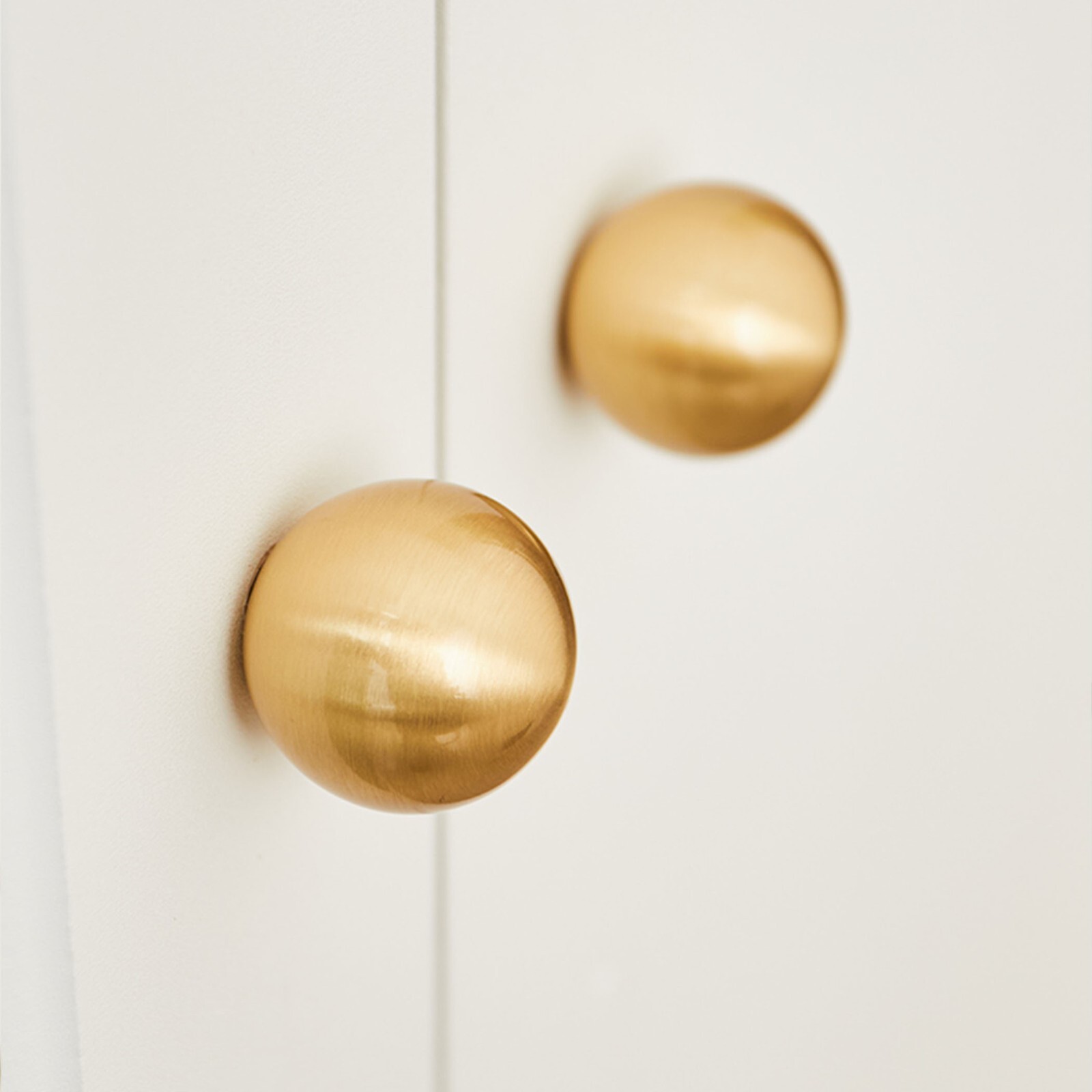 Solid Brass Cabinet knob Gold Mini Ball Knobs Kitchen Cupboard Door ...