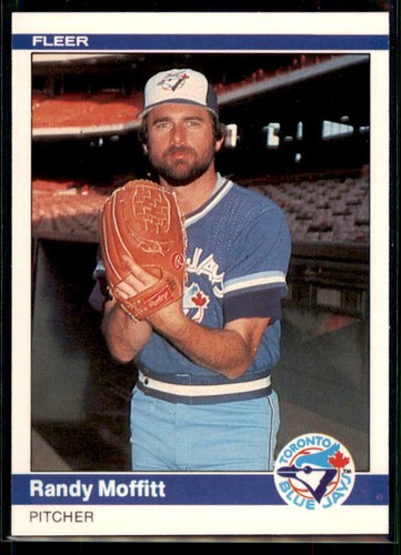 1984 Fleer Randy Moffitt #163 Toronto Blue Jays | eBay