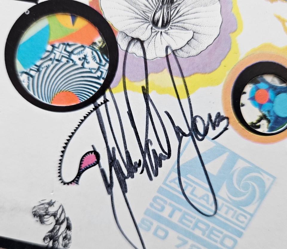 Led Zeppelin III Signed Autographed All Members with COA Plant Page ...
