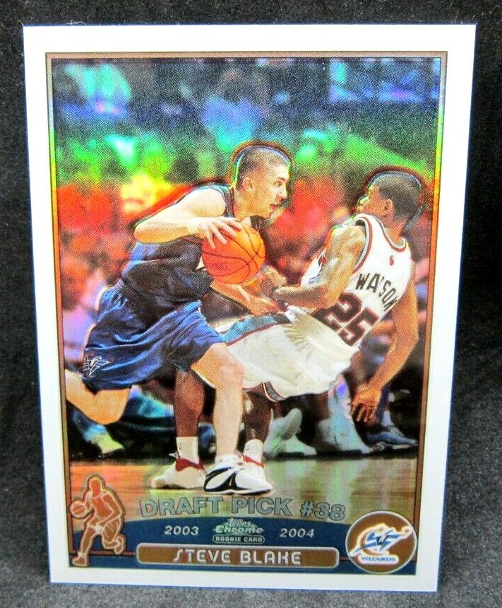 Steve Blake RC 2003-04 Topps Chrome REFRACTOR Rookie Card#145!Wizard G ...