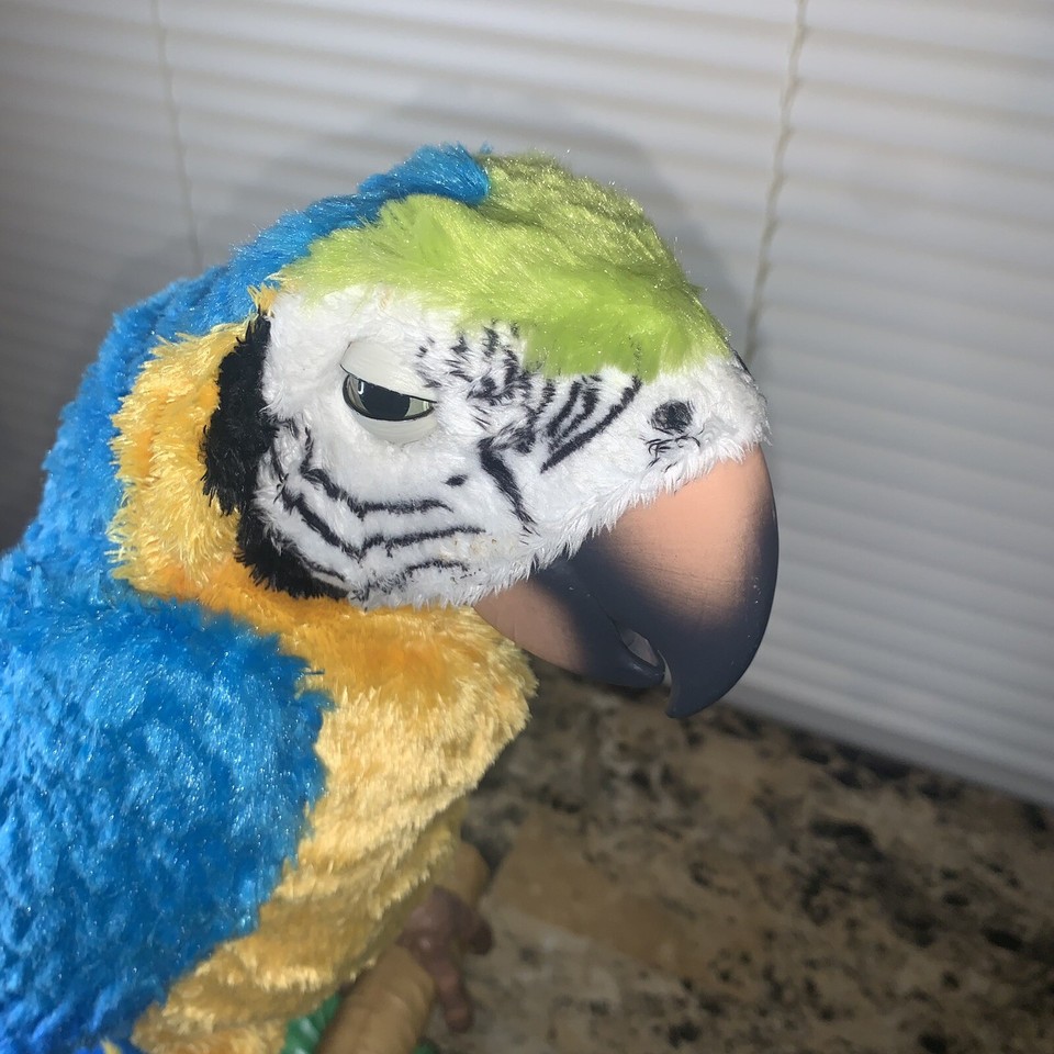 Vintage Hasbro FurReal SQUAWKERS McCaw Parrot NO Remote or Cracker | eBay