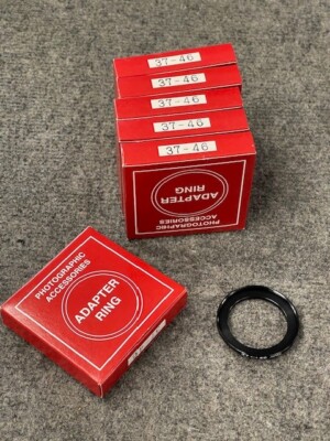 37-46mm Metal Step Up Adapter Ring 37mm Lens-46mm Filter Converter ...