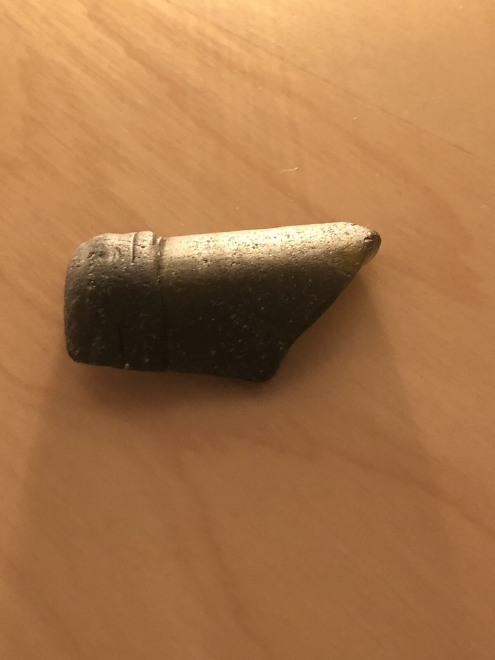 Rare Find! Black/Pirate Glass Bottle Top Surf Tumbled Olive Green Found ...
