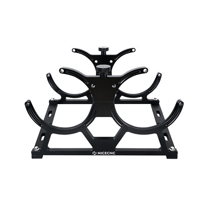 Aluminum 7" Nitrous Oxide NOS Bottle Bracket Holder Dual Double Bracket ...