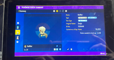 Pokemon Scarlet And Violet Shiny Rufflet | eBay