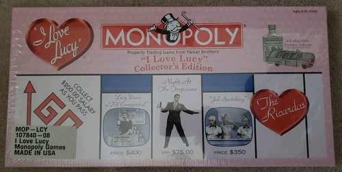 Monopoly I Love Lucy Collector’s Edition New Sealed. | eBay