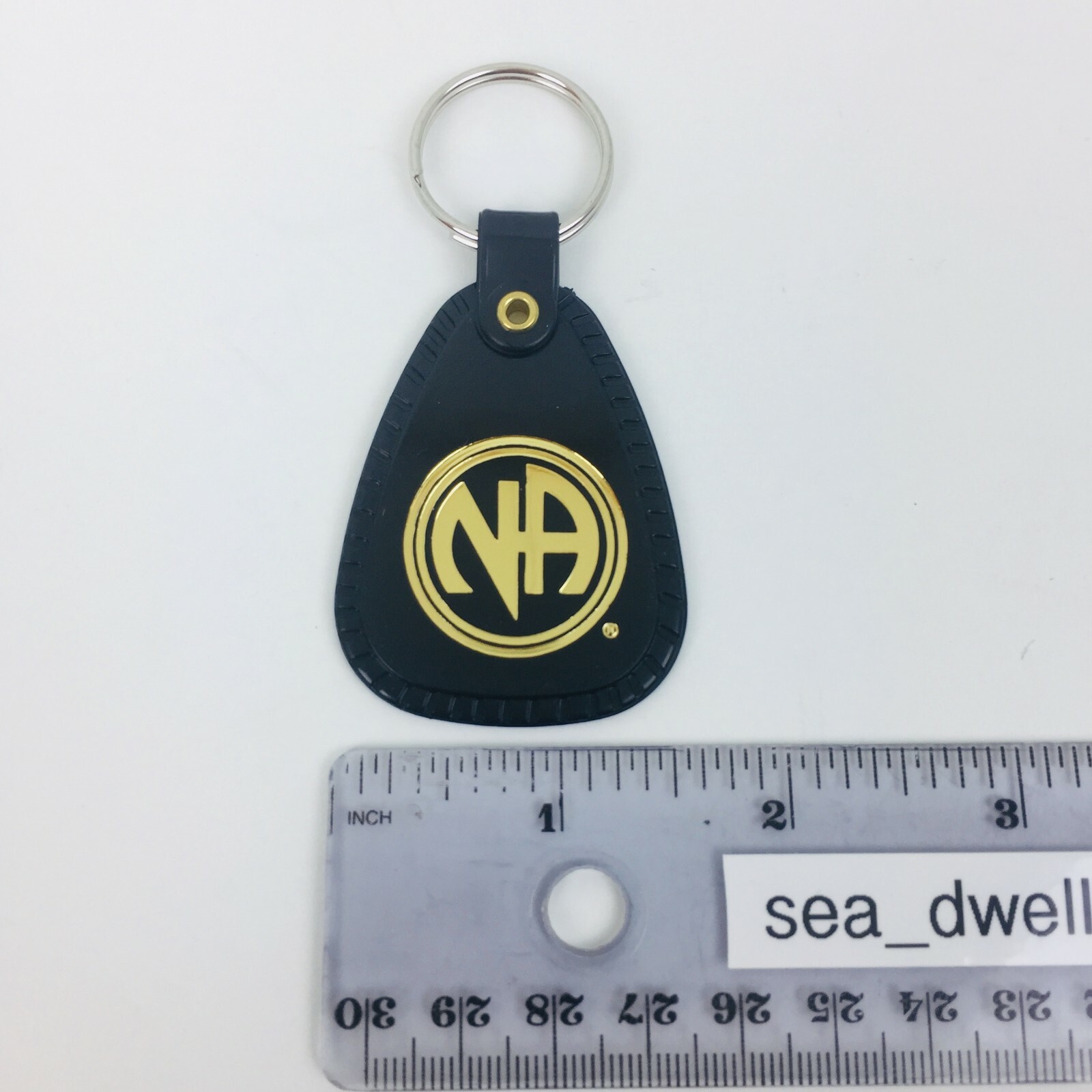 NARCOTICS ANONYMOUS NA KEY TAG Black Multiple Years Recovery 12 Piece ...