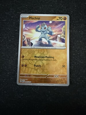 Machop 066/165- Pokemon 151- Reverse Holo Common- NM/M | eBay