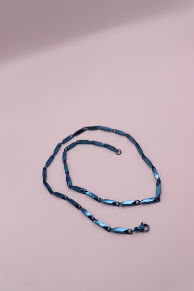BlUe chain BeaUtifUl elegant From stainless steel | eBay