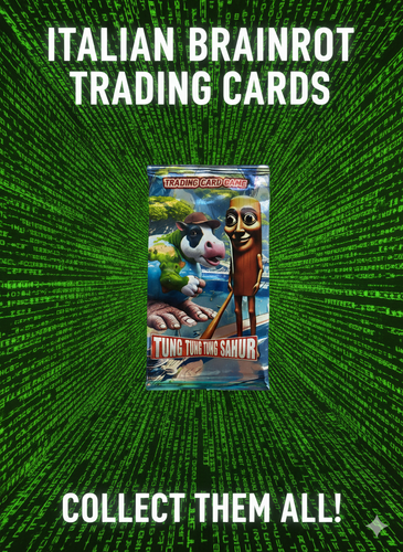 USA SELLER Italian Brain Rot BRAINROT Cards (24 PACKS, 192 Cards ...