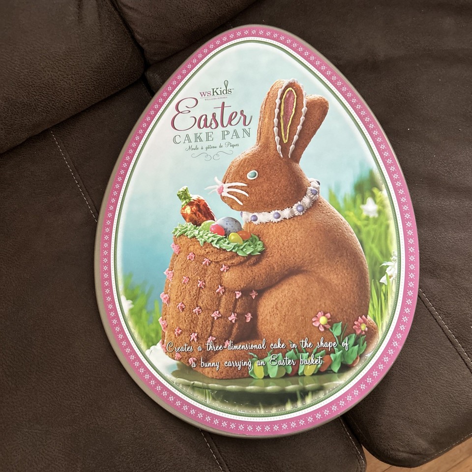 Nordic Ware 3D Easter Bunny Cake Pan 10 cups/2.4 liters Non-Stick Cast ...