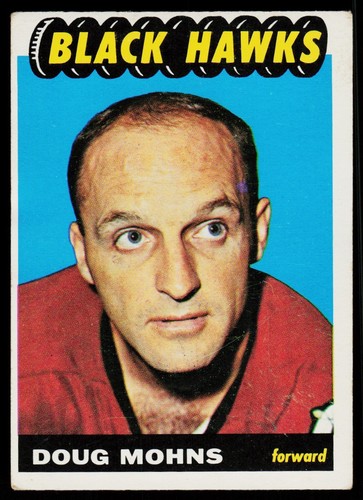 1965-66 Topps Hockey VG Doug Mohns Chicago Blackhawks #118 | eBay