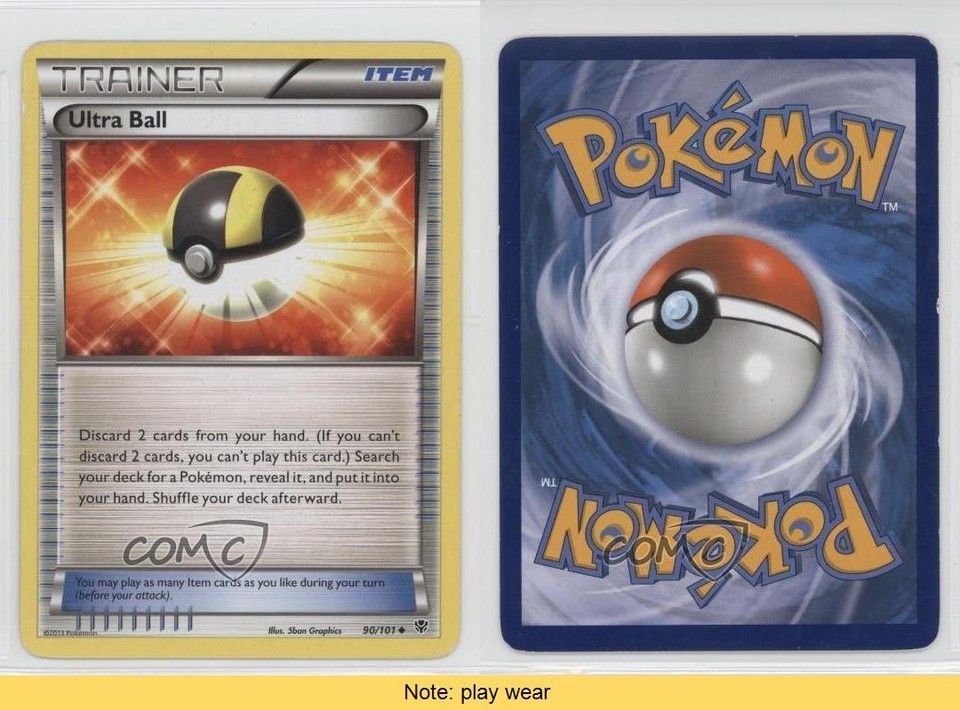 Ultra Ball Pokémon Black & White Plasma Blast #90 READ 2f4 | eBay
