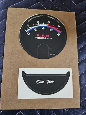 BRAND NEW AMC HURST SC/RAMBLER SUN TACH ST635 TACH DECAL | eBay