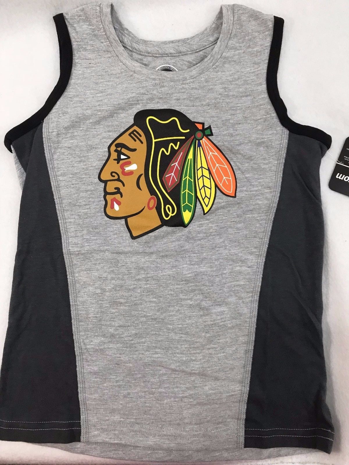 Chicago Blackhawks NHL Sleeveless Tee T-Shirt Tank Children's Size 4 ...