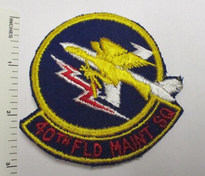US AIR FORCE 40th FMS FIELD MAINTENANCE SQUADRON PATCH Original Vintage ...