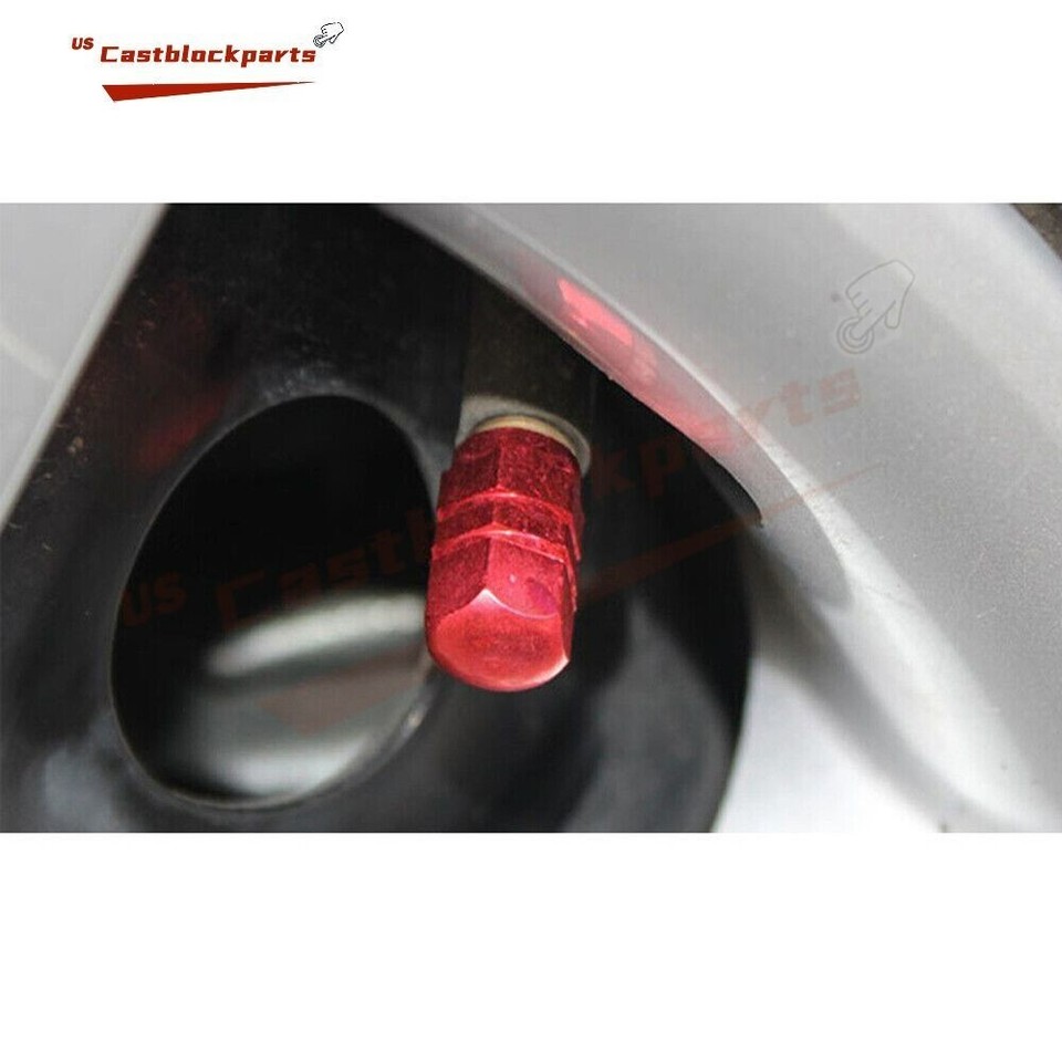 4Pack Aluminum Car Tire Valve Caps Tyre Valve Stem Cover Air Dust Wheel ...