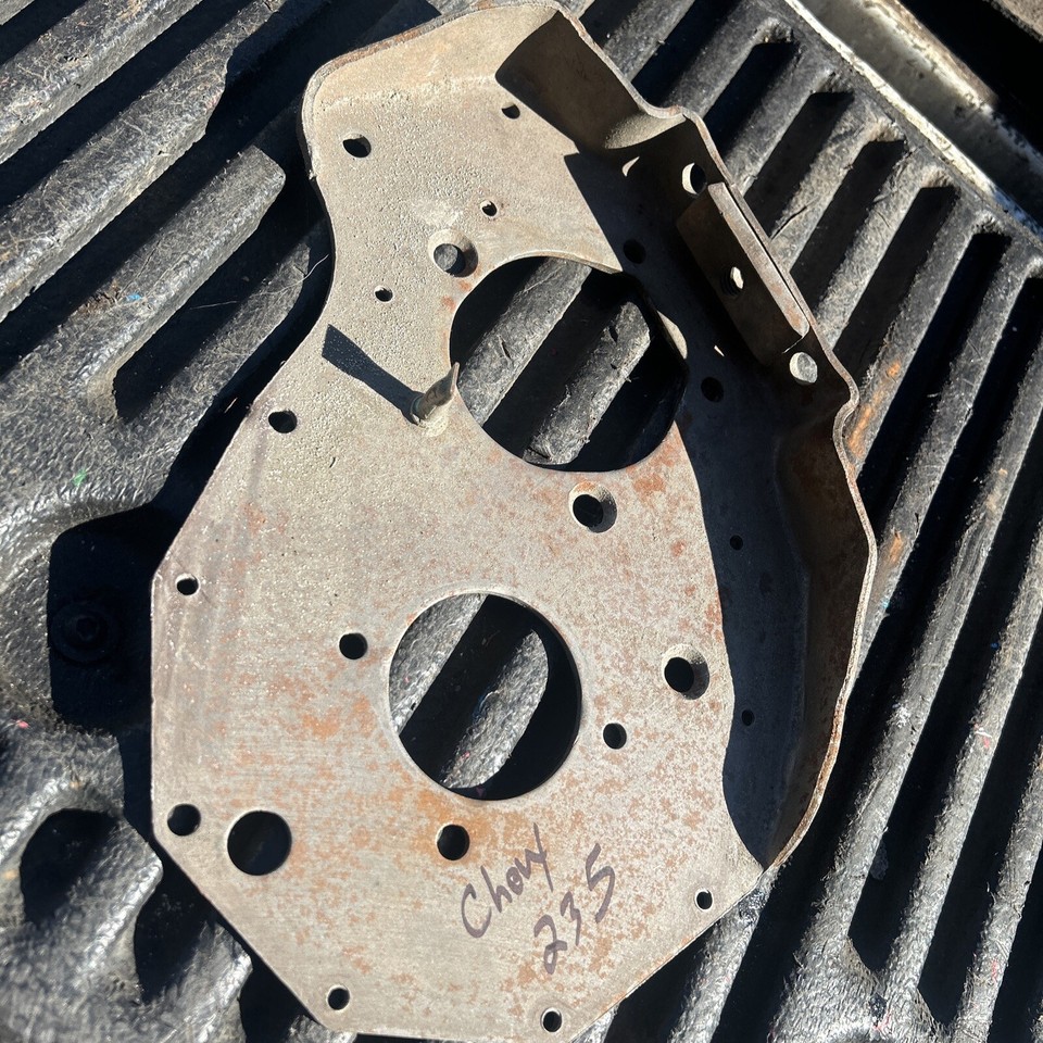 Chevy 235 Engine Front Mounting Timing Chain Cover Plate Bracket | eBay