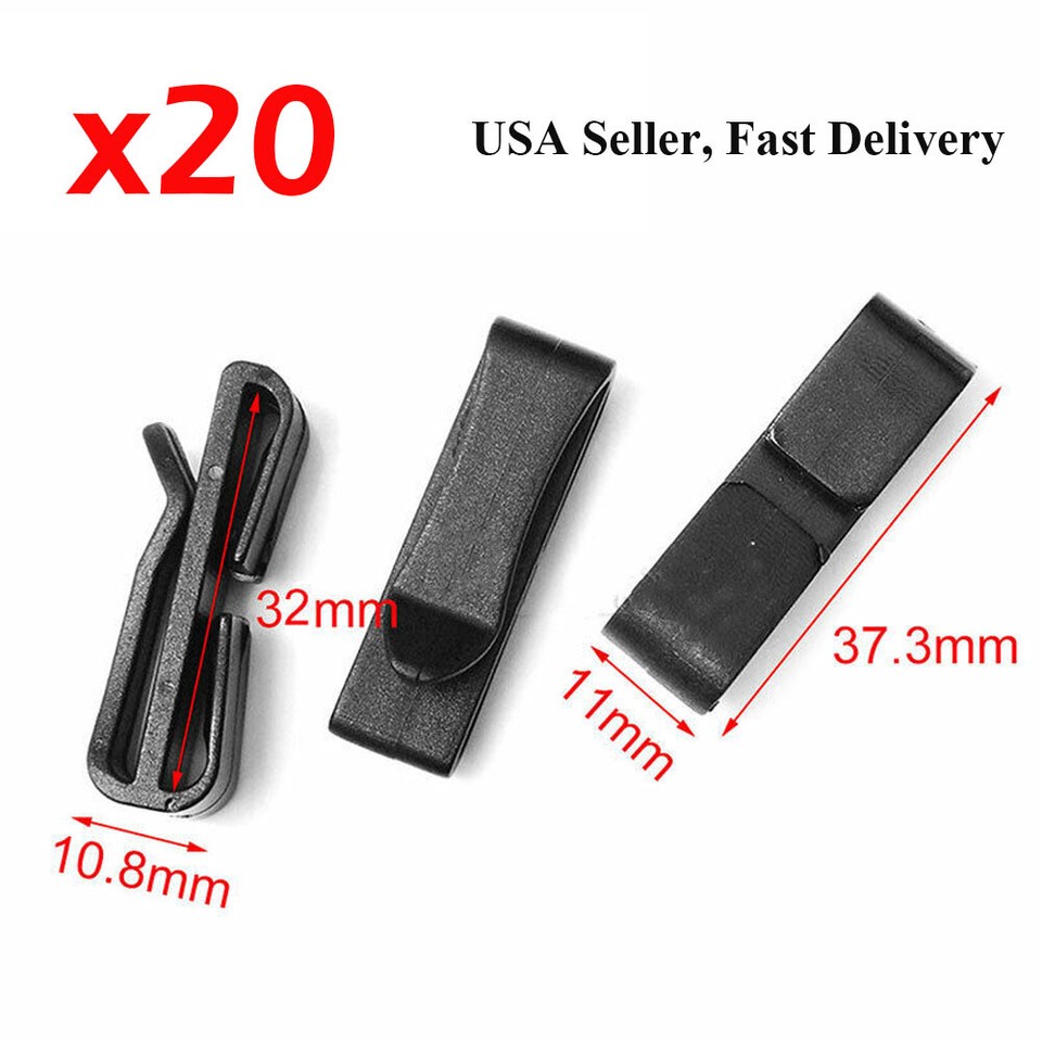 20X 3/4"~2"Quick-Slip Clip Keeper Buckles Molle Tactical Backpack ...