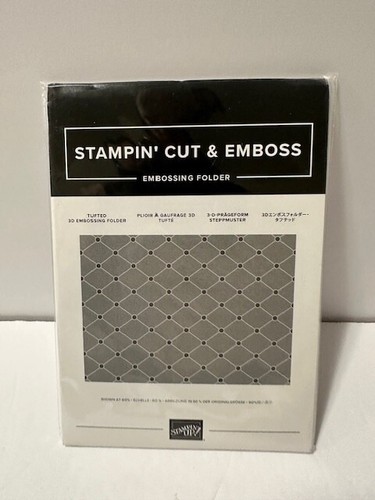 Stampin Up TUFTED Embossing Folder 151785 Card Making Quilt Appearance ...