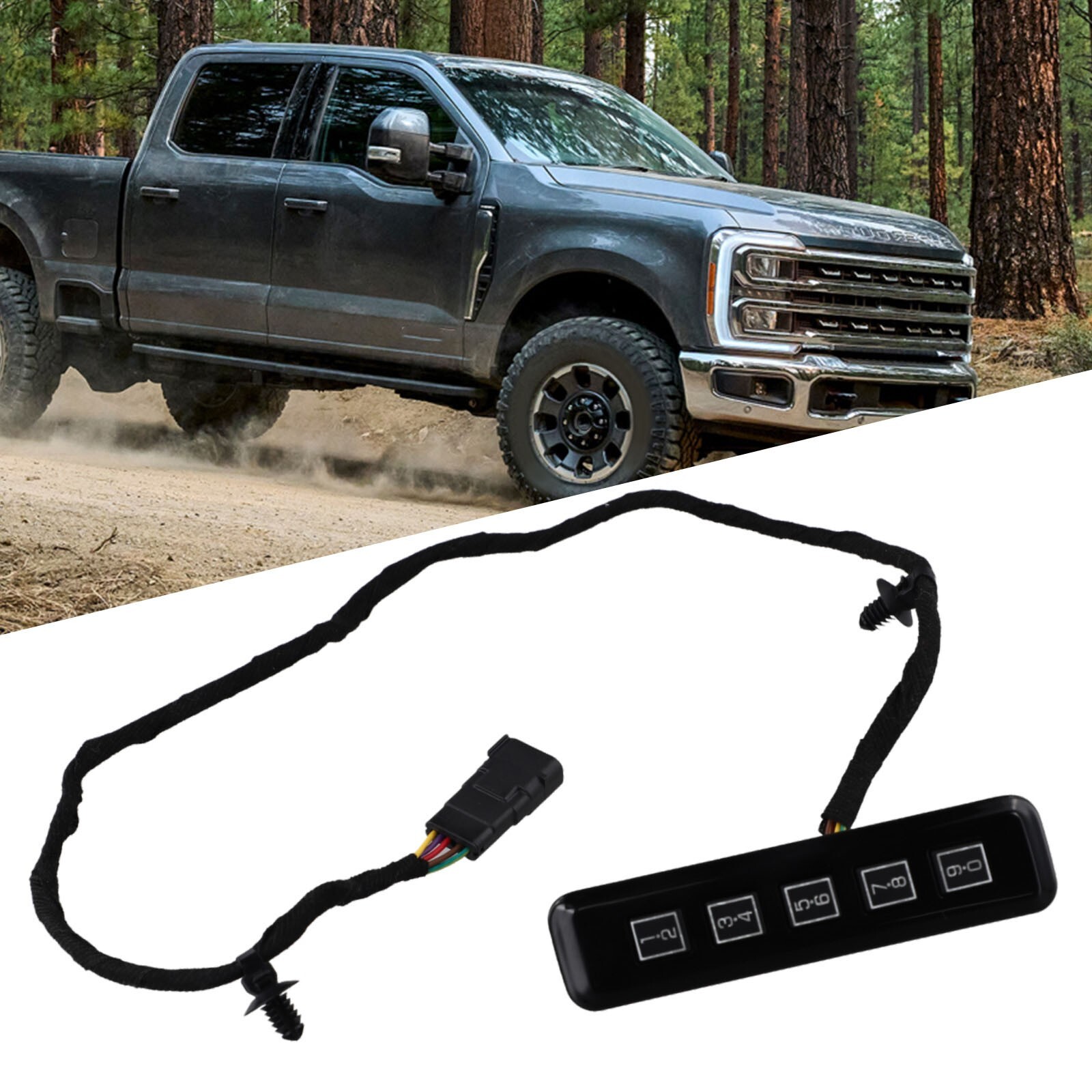 Wear Resistant Keyless Entry Keypad FL3Z14A626AD for Ford For F150 F250 ...