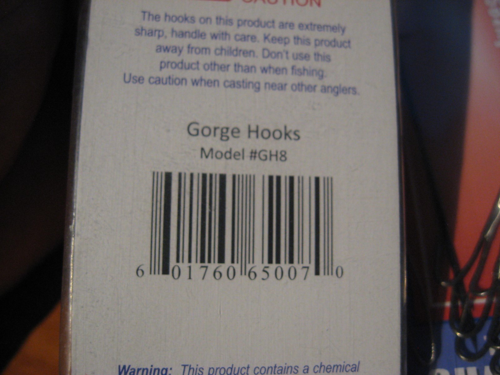 6 Wire Snelled Challenger Gorge Fish Hooks With Baiting Needle - Size 8 ...