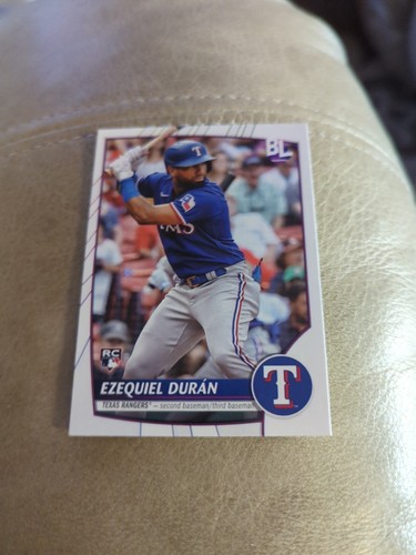 Ezequiel Duran Rangers Rookie Card 2023 Topps Big League Baseball #8 | eBay