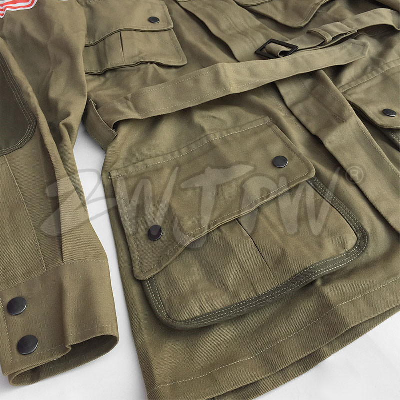 WW2 US M42 10182 Army Uniform Paratrooper Costume Sets Men's Solider ...