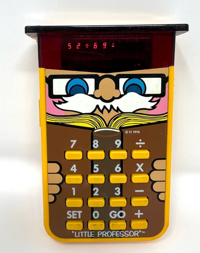 Vintage Texas Instruments Little Professor Calculator Game, Working TI ...