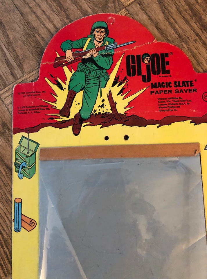 1965 - Vintage GI Joe - MAGIC SLATE - Paper Saver by Whitman - great ...