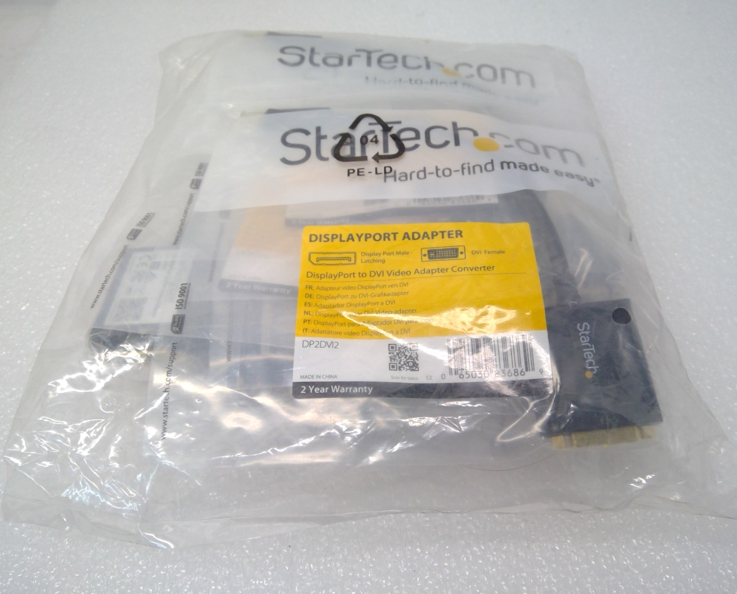 LOT OF 10 StarTech DisplayPort to DVI Converter Cable DP to DVI Adapter ...