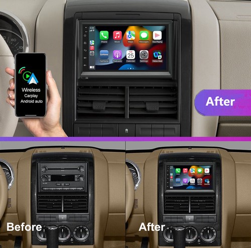 Car Radio Stereo Navigation Android For Ford Explorer 2006 2007 2008 ...