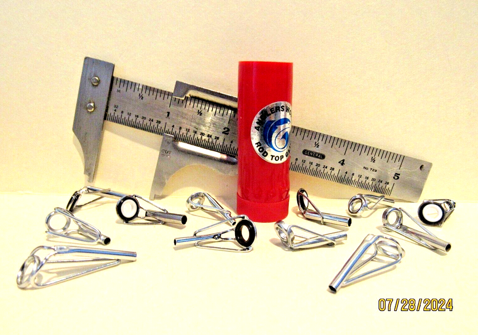 Freshwater Rod Tips & Glue Stick - Asst Sizes - Perfection Co. & Fuji ...