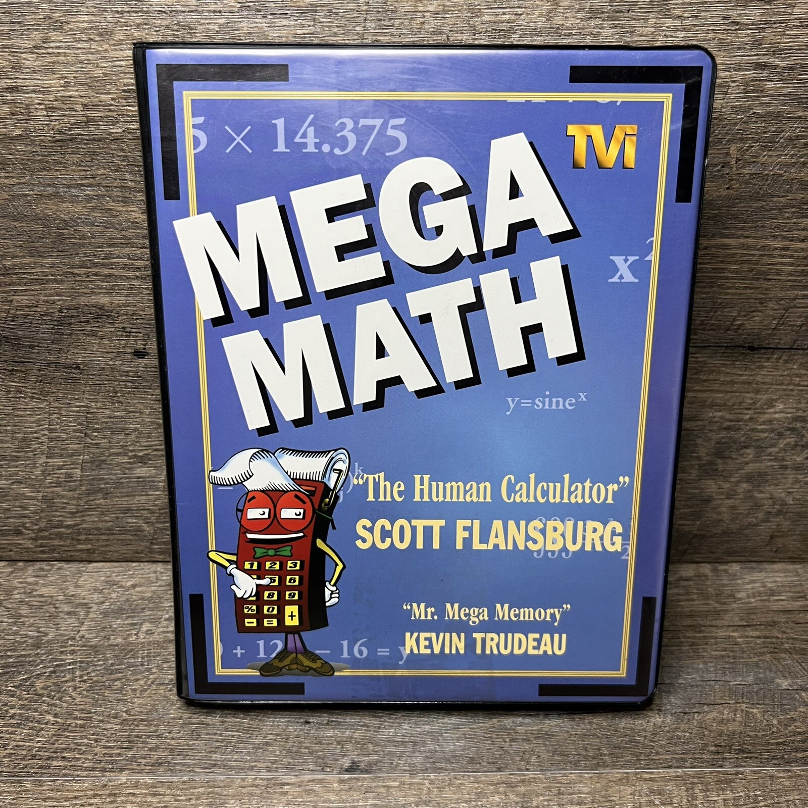 Mega Math Cassettes VHS Workbook Scott Flansburg & Kevin Trudeau Box ...
