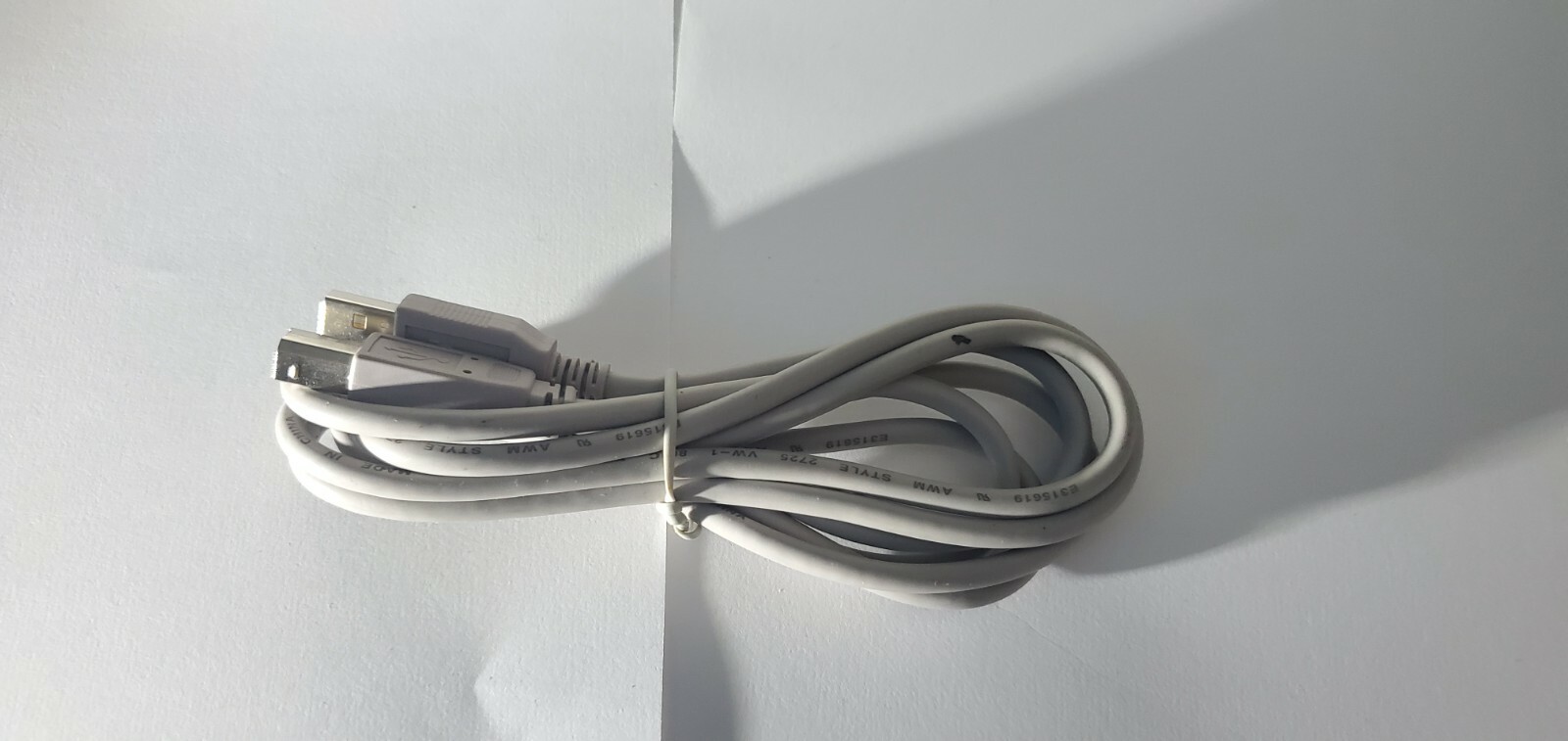 E315619 AWM Style 2725 USB 2.0 A-B Printer Cable | eBay