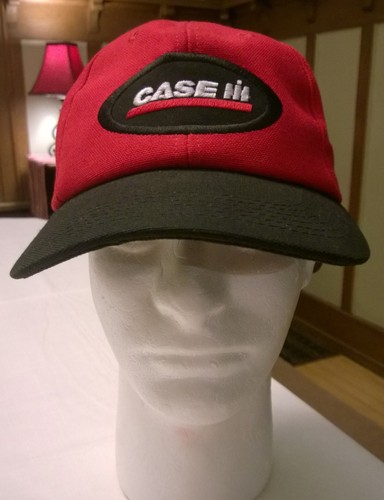 Case IH International Harvester Red Black Snap Back Farmer Trucker Cap ...