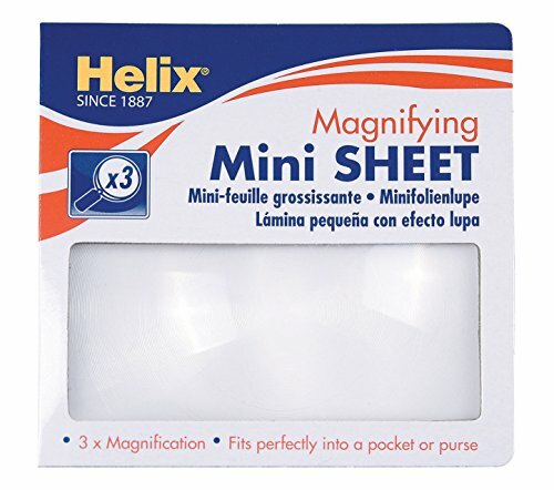 Helix Mini Magnifying Sheet x3 Magnification 79252325230 | eBay Australia