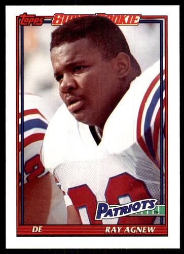 1991 Topps Ray Agnew New England Patriots #621 | eBay