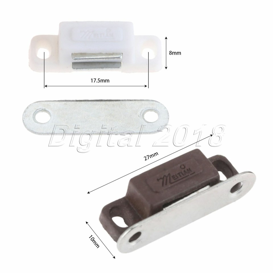 5pcs Magnetic Cabinet Catches Push Open Touch Kitchen Door Stop Damper ...