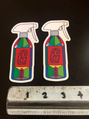 GYEON EVO OEM 2PC STICKER SET CLEANING SPRAY BOTTLE | eBay