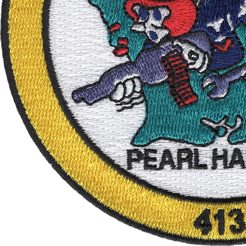 Naval Construction Battalion Unit 413 Patch - CBU 413 Pearl Harbor | eBay